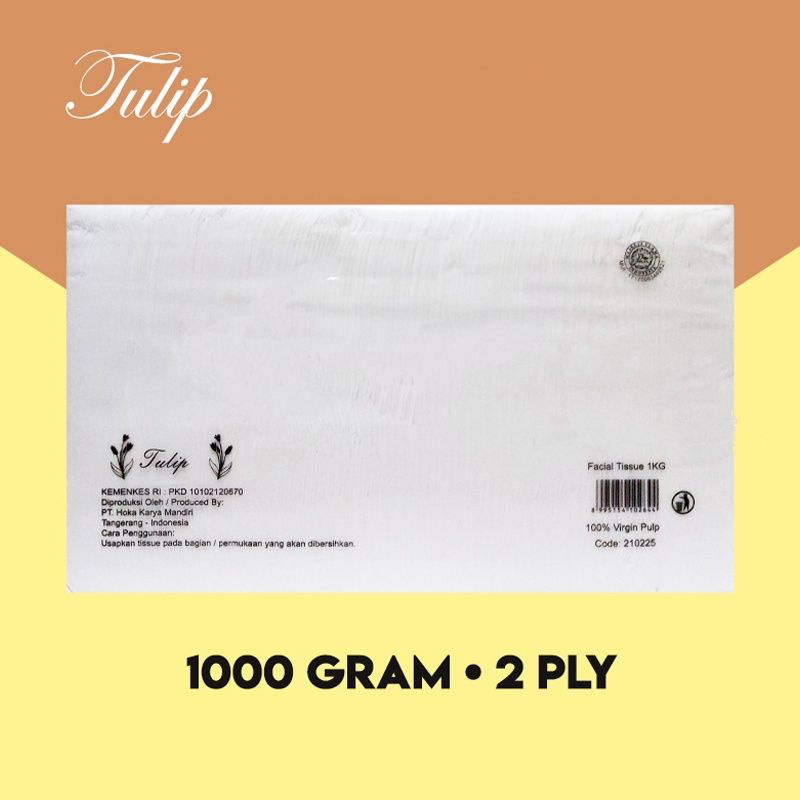 Jual Tulip Facial Tissue 1000 gram 2ply | Shopee Indonesia