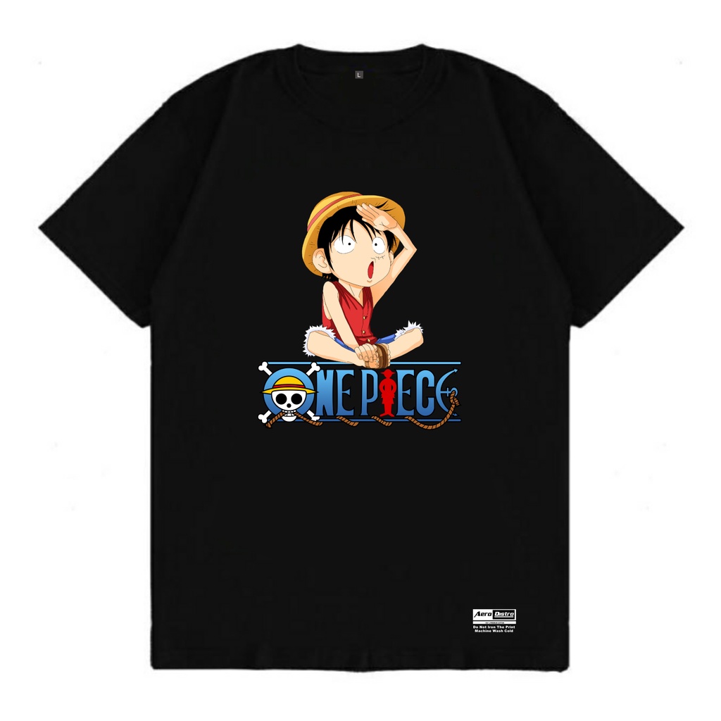 Jual Aerodistro - Kaos/Baju Anime One Piece Luffy Lucu Chibi/Kaos Lucu ...