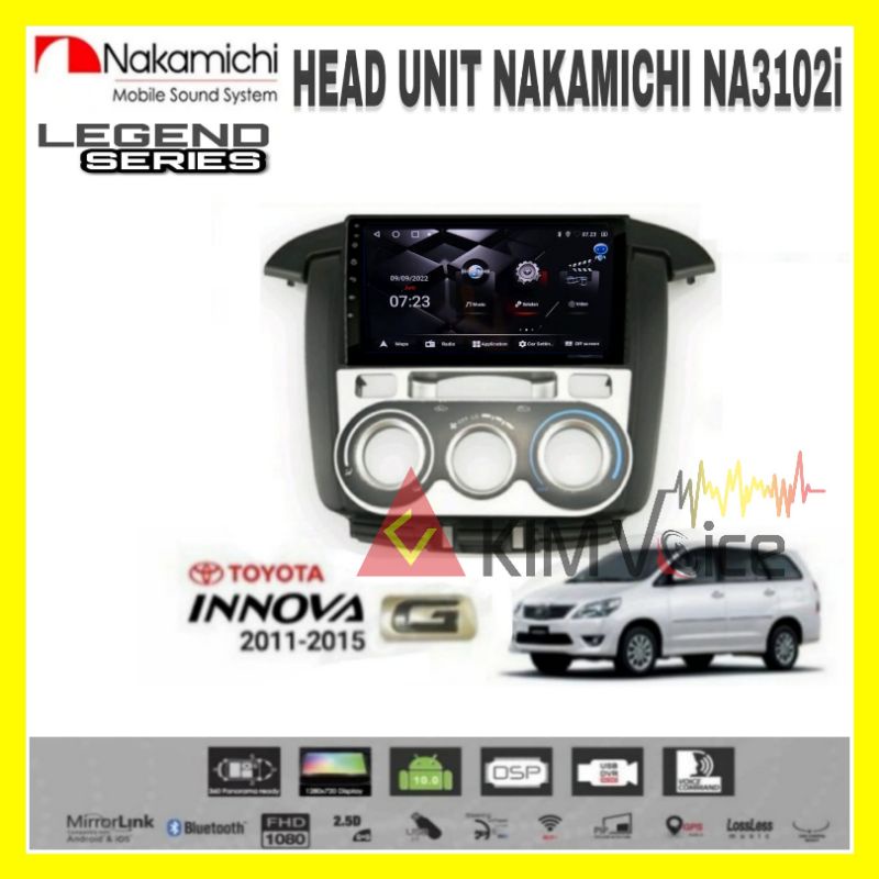 Jual Head Unit Android Nakamichi 9 inch OEM Toyota Innova 2012-2015 ...