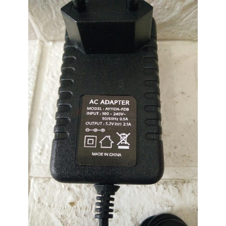 Jual AC ADAPTER 5.2V 2.1A Model AY11DA-PDB | Shopee Indonesia