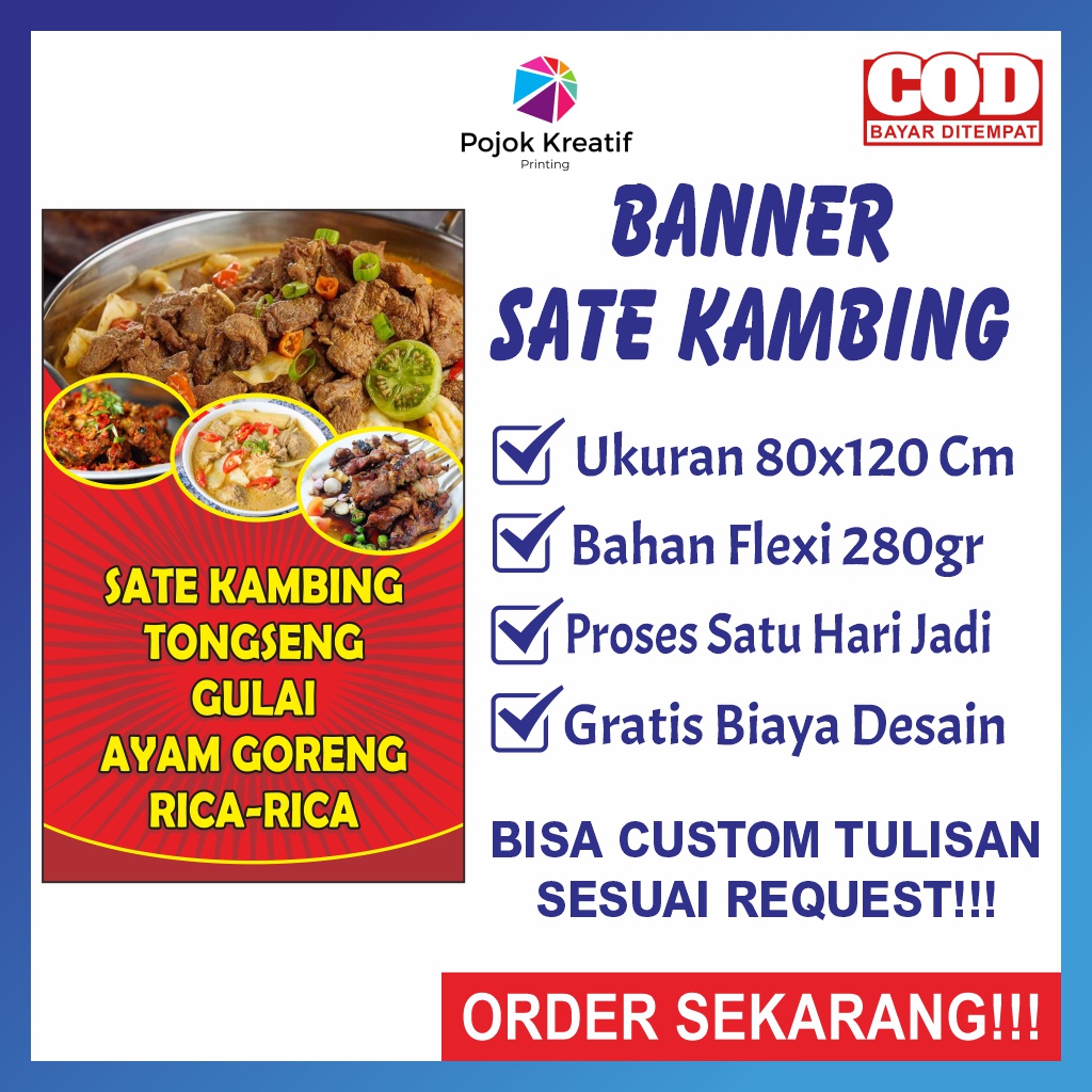 Jual Banner Bener Baner Benner Spanduk Sepanduk Backdrop Usaha Warung ...