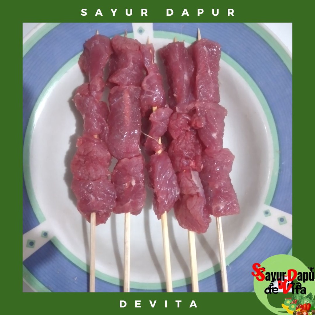 Jual Sate Daging Sapi Original Daging | Shopee Indonesia