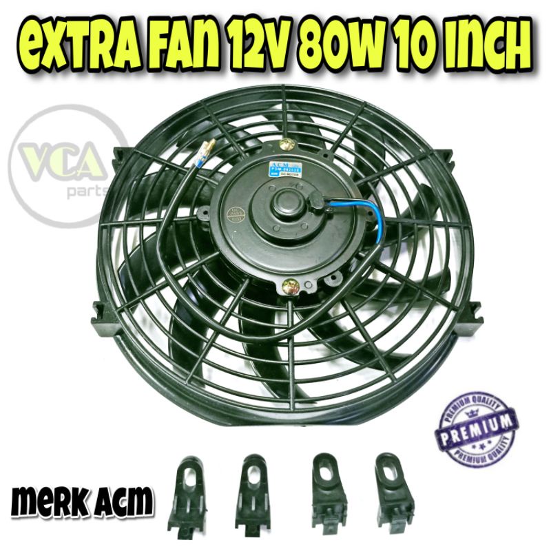 Jual EXTRA FAN BACO KIPAS EKSTRA PLASTIK AC MOBIL 10" ( 10 INCH ) 12v ...
