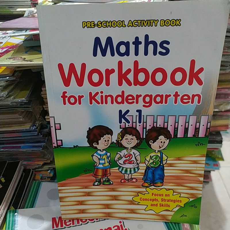 Jual Maths Workbook for Kindergarten K1 (Buku Aktivitas PAUD TK ...