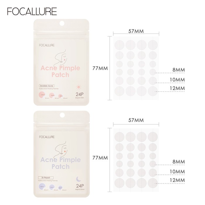 Jual FOCALLURE Spot Acne Patch Treatment Day/Night Waterproof Smooth ...
