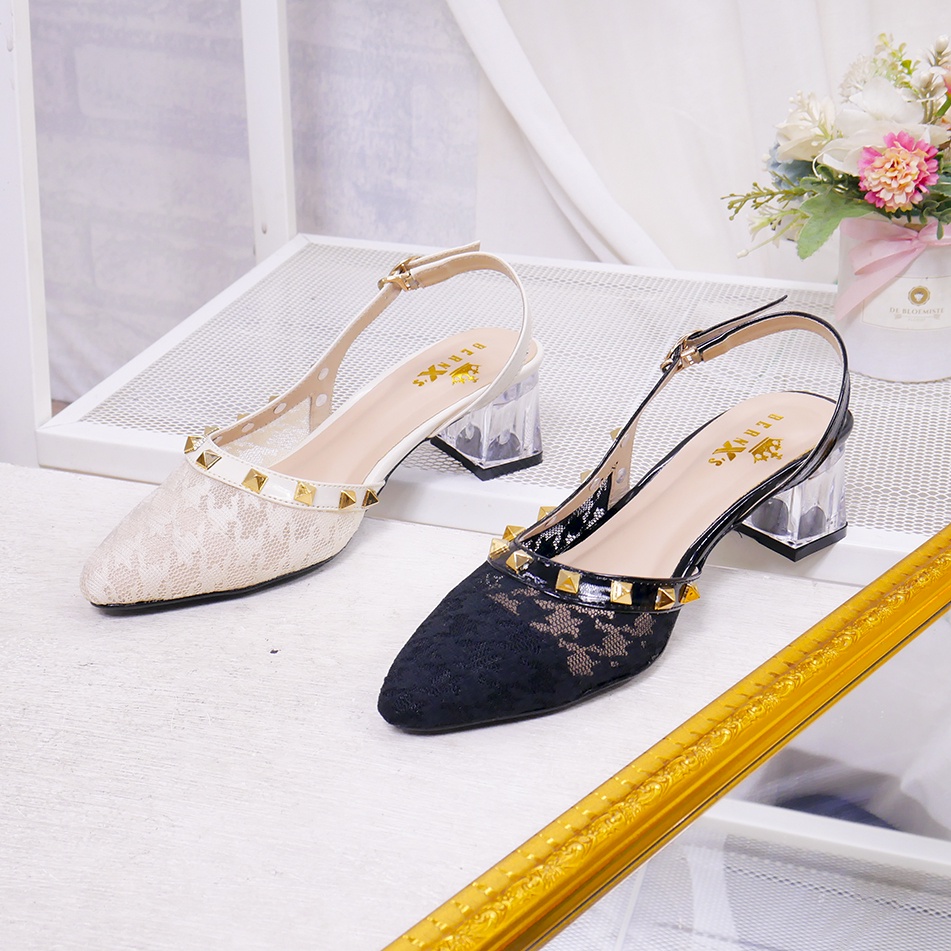 Jual Bernx's Shoes - Sepatu Pesta Wanita Glory Heels Kaca 5 cm | Shopee ...