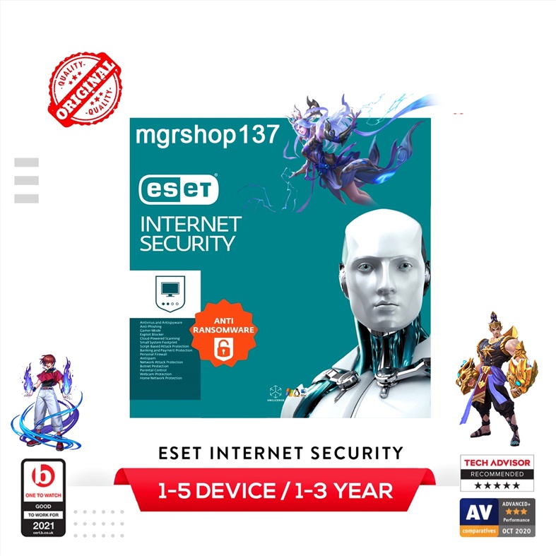 Jual ESET Software Security - Antivirus for Mobile 2023-2024 | Shopee Indonesia
