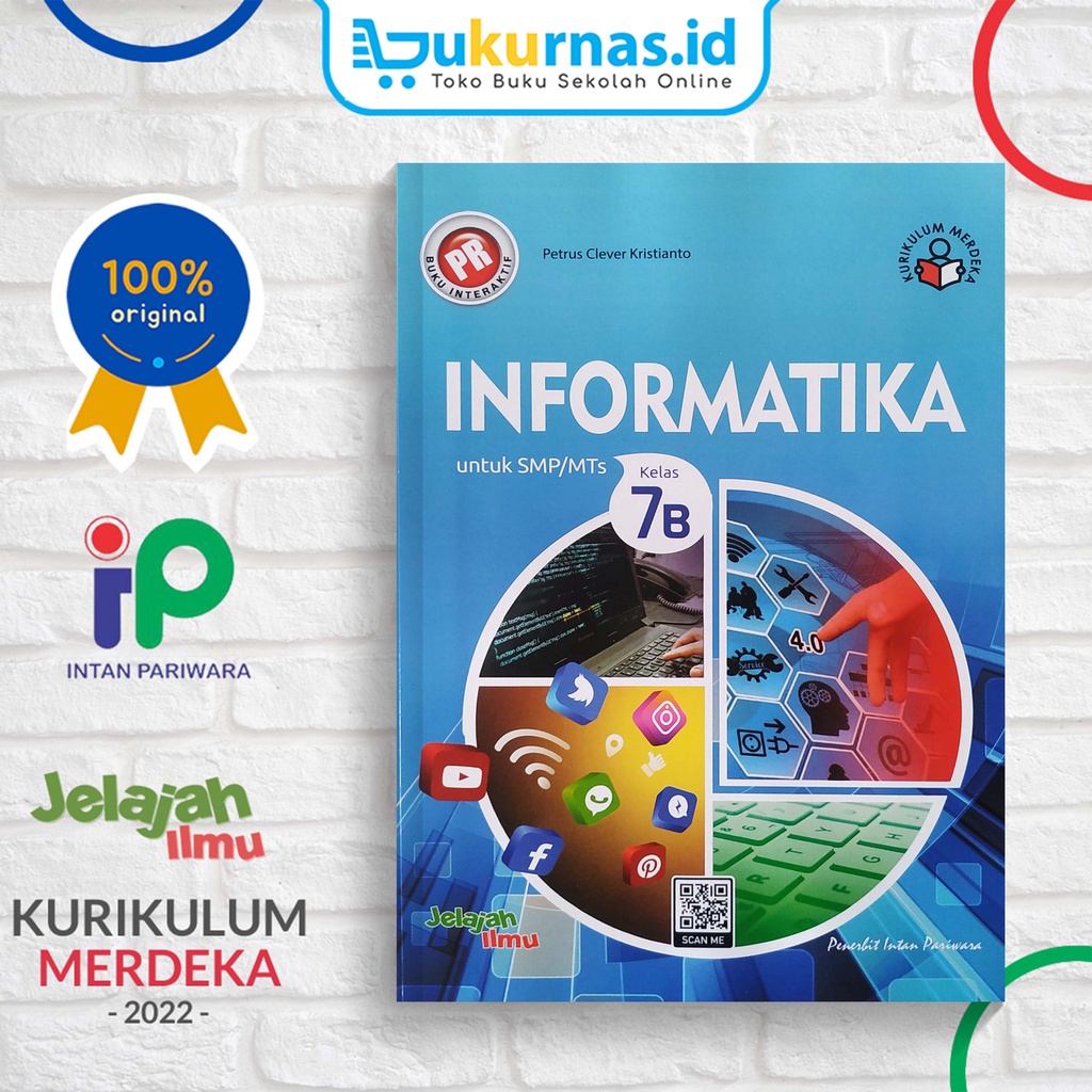 Jual Buku PR Interaktif Informatika SMP Kelas 7 Semester 2 - Kurikulum Merdeka Kurmer Intan ...