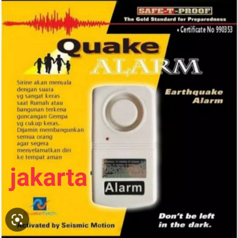 Jual alarm gempa sensor getar quake alarm | Shopee Indonesia
