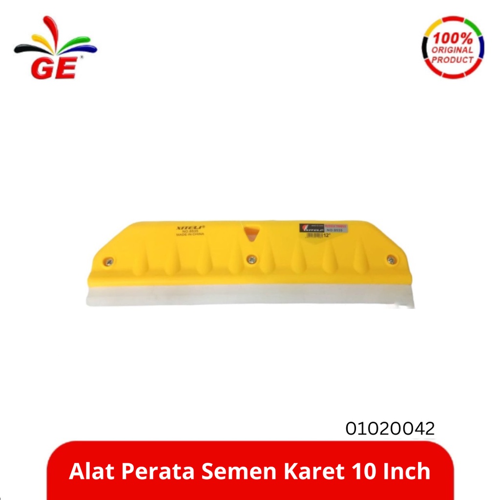 Jual GE - Alat Perata Semen Karet 10 Inch 01020042 | Shopee Indonesia