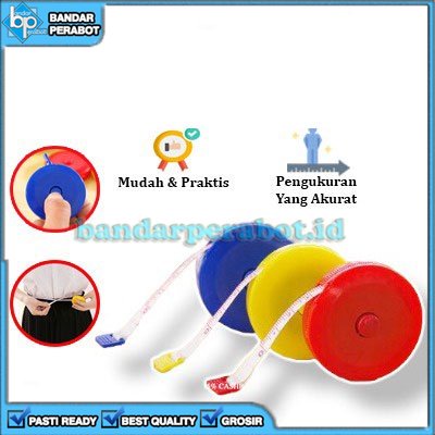 Jual [BP] METERAN BAJU PENGUKUR LINGKAR PINGGANG LINGKAR PERUT 150CM ...
