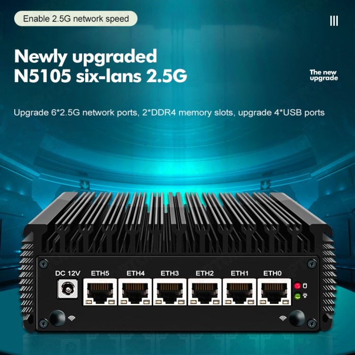 Jual Produk Terbaru Pfsense Mikrotik Mini Pc Industrial Router Firewall ...
