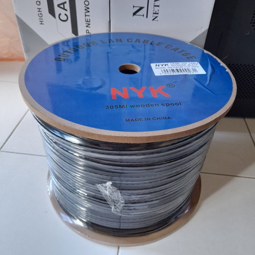 Jual kabel lan outdoor cat6 NYK eceran | Shopee Indonesia
