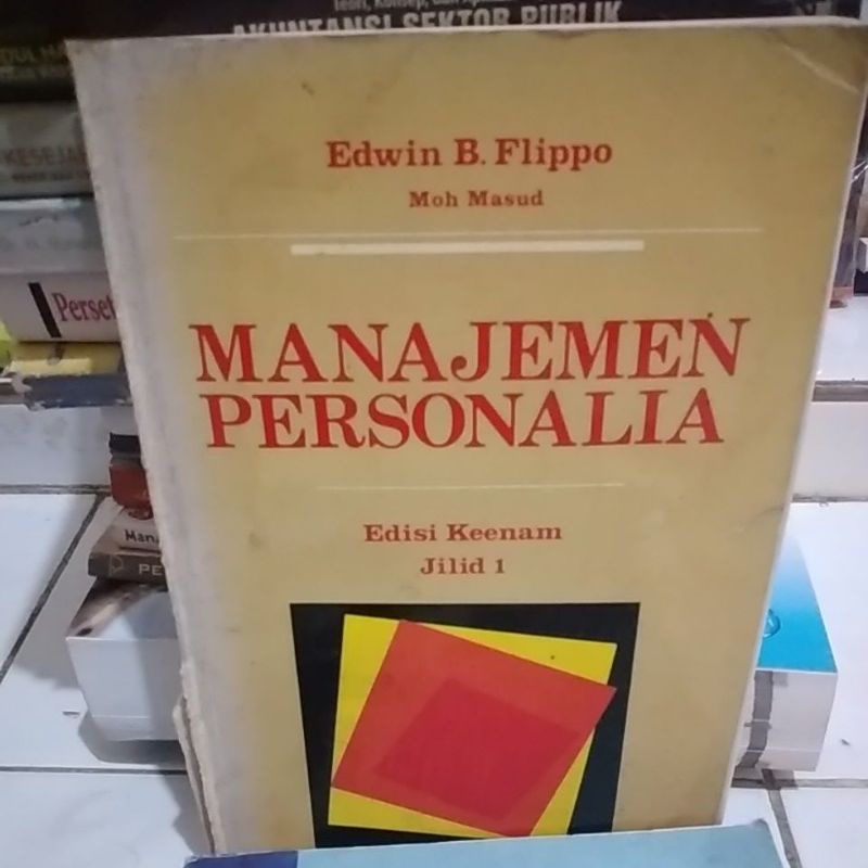 Jual manajemen personalia edisi 6 keenam jilid 1 edwin b flippo ...