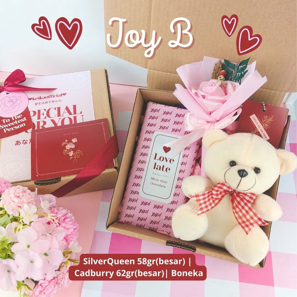 Jual Hampers Valentine kado cewek | Hadiah coklat boneka cewek pacar ...