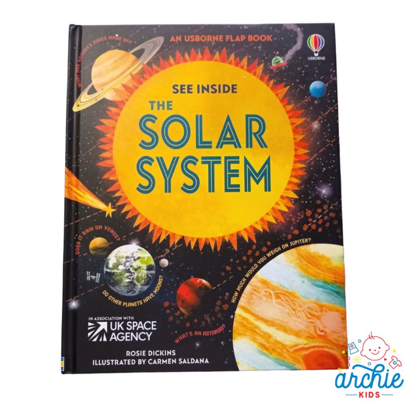 Jual An Usborne Flap Book Look Inside the Solar System English Book ...