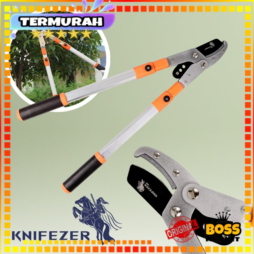 Jual Gunting Pohon Dahan Ranting Batang Stek Bunga Taman Pruning Telescopic Gagang Panjang ...