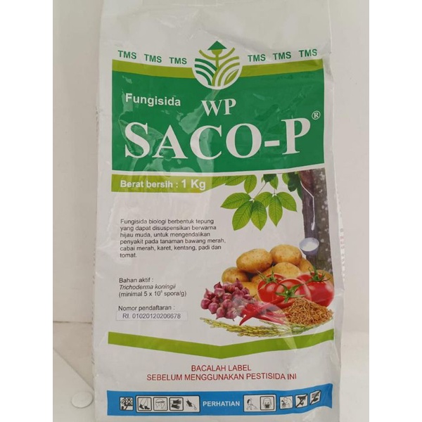 Jual WP SACO-P FUNGISIDA BIOLOGI 1 kg Trichoderma koningii | Shopee ...