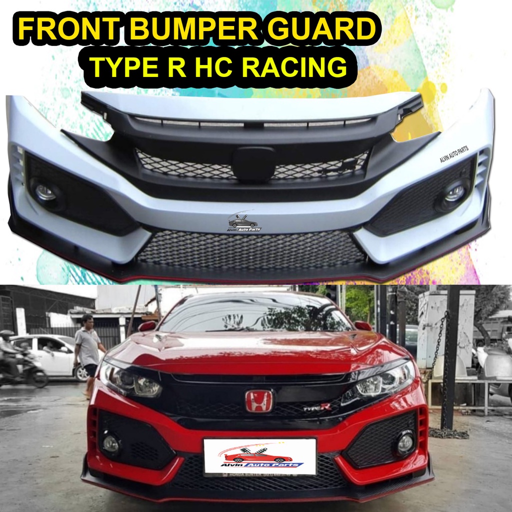 Jual FRONT BUMPER CIVIC TYPE R HC RACING /BUMPER DEPAN CIVIC TYPE R ...