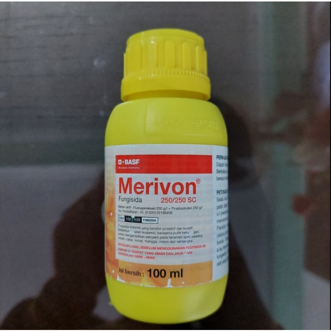 Jual FUNGISIDA SISTEMIK MERIVON 250/250SC 100ml Obat Bercak Daun Patek ...
