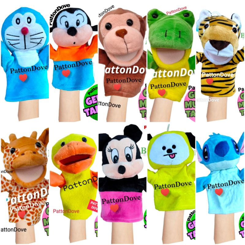 Jual BONEKA TANGAN KARAKTER MAINAN ANAK BAYI FINGER PUPPET MAINAN ...