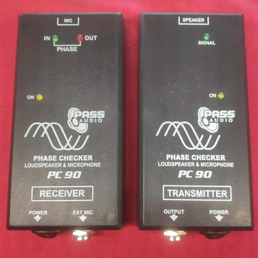 Jual phase checker polarity checker microphone tester PASS AUDIO PC90 ...