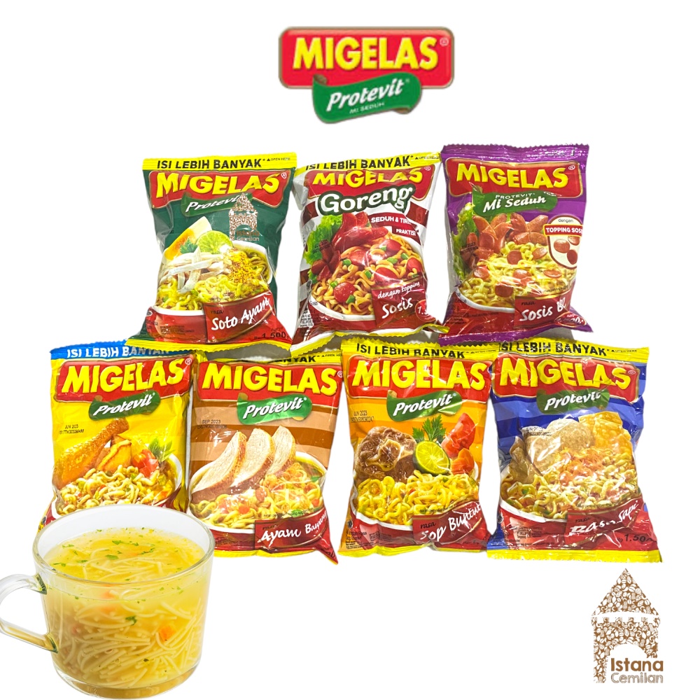 Jual MIGELAS - Mi Gelas Mie Instan Praktis (Satuan) Istana Cemilan ...