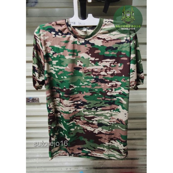 Jual kaos loreng tni ad kasad nusantara matra bahan dryfit | Shopee Indonesia