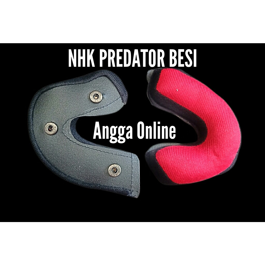 Jual Busa Pipi NHK Predator besi, Busa helm NHK Predator Kancing Besi ...