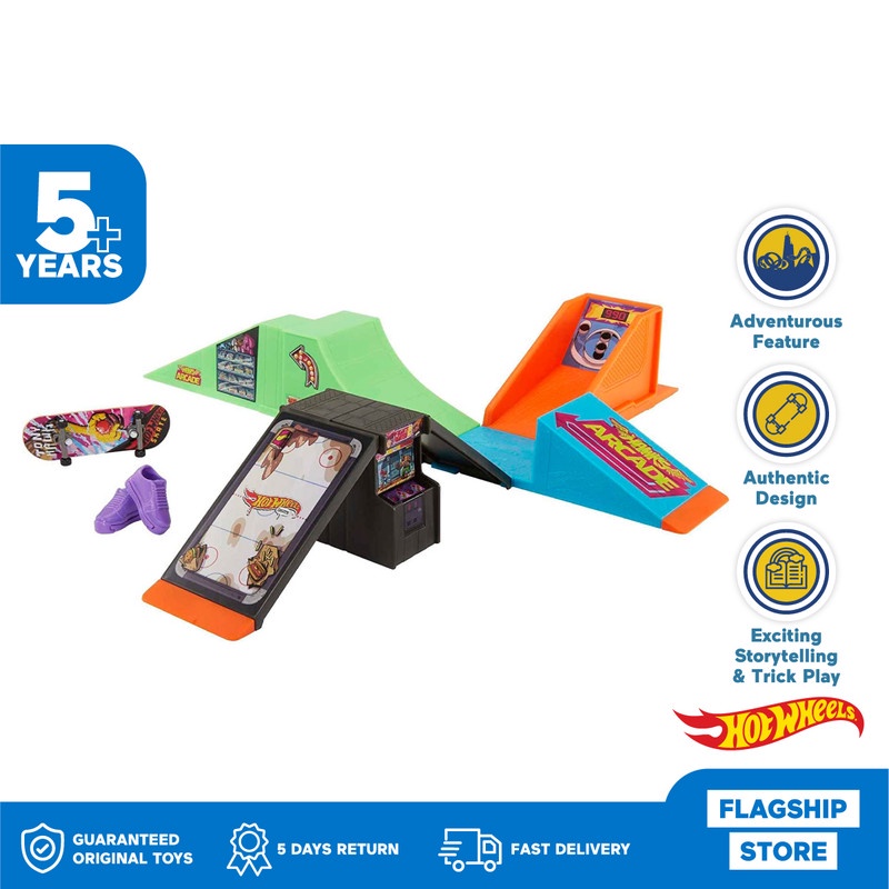 Jual Hot Wheels 2023 Tony Hawk Arcade Skatepark Playset - Mainan Trek ...