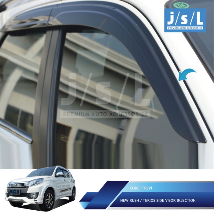 Jual New Rush/Terios Talang Air Injection / Side Visor Injection | Shopee Indonesia