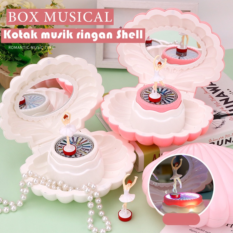 Jual Kotak musik ringan Shell kodo special untuk anak anak cewek kado ...