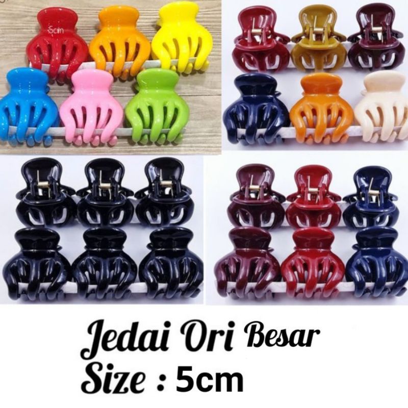 Jual Jedai Jepit Badai Rambut Kep Rambut Besar 5 cm (tulis pilihan di chat atau catatan ...