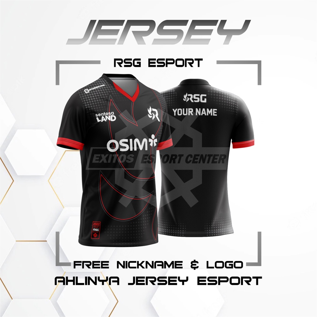 Jual JERSEY RSG SG ESPORT M4 TERBARU 2023 FREE CUSTOM NICKNAME | Shopee ...