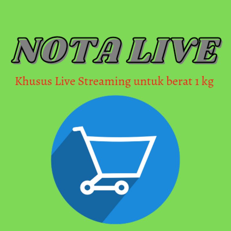 Jual nota live 1 kg | Shopee Indonesia