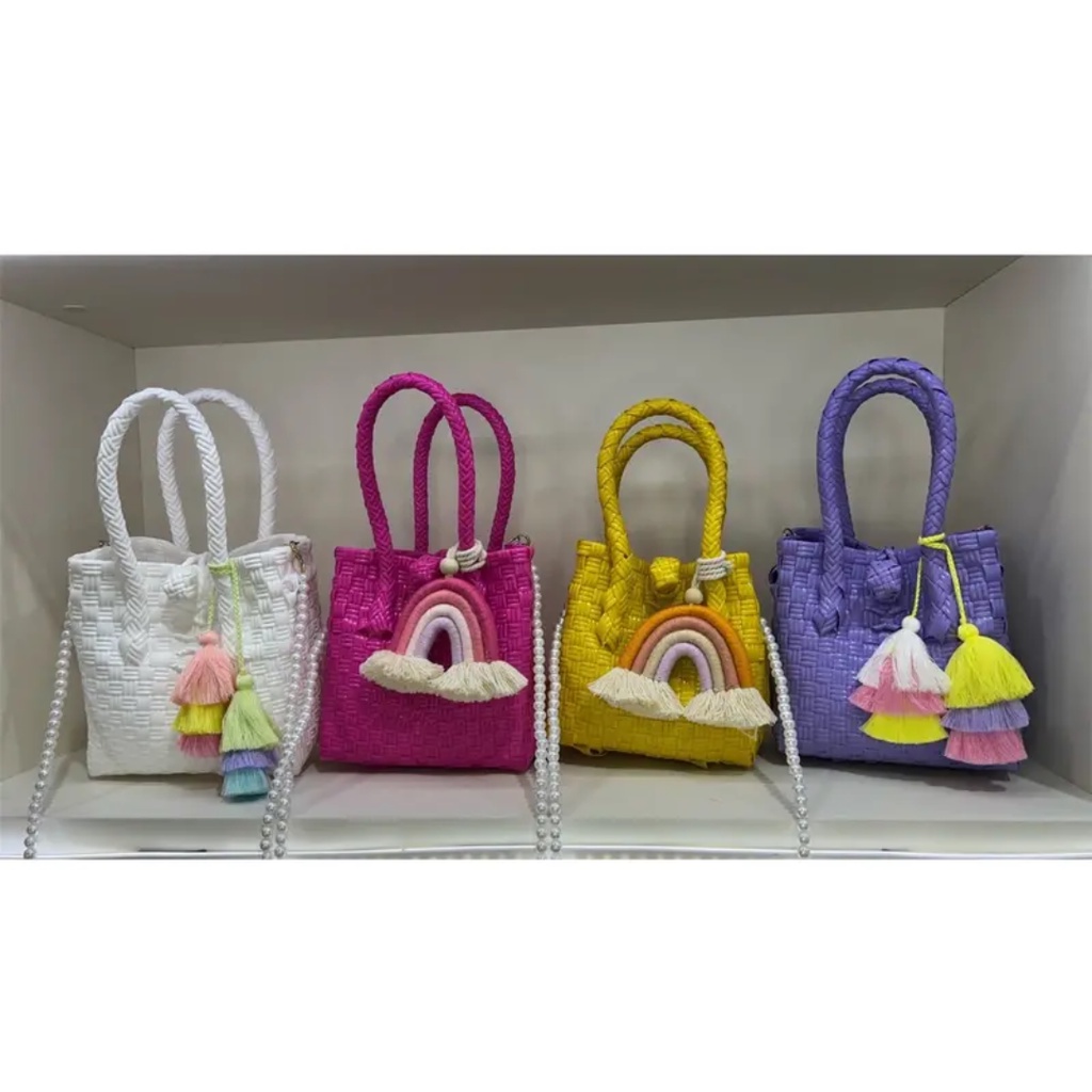 Jual TAS WANITA MINI CUTE/TAS ANYAM MINI/TAS ANYAMAN PLASTIK MINI/TAS ...