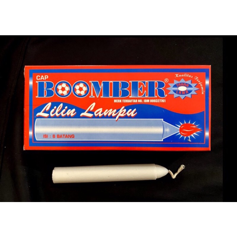 Jual Lilin Mati Lampu Cap Boomber isi 8 batang Bomber Putih | Shopee ...