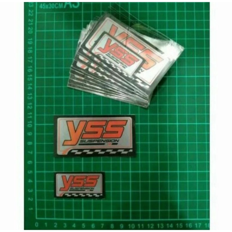 Jual Sticker YSS sok tabung besar dan kecil stiker yss shok breaker ...