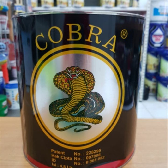 Jual COBRA THINNER HITAM 5LITER /COBRA GALON | Shopee Indonesia