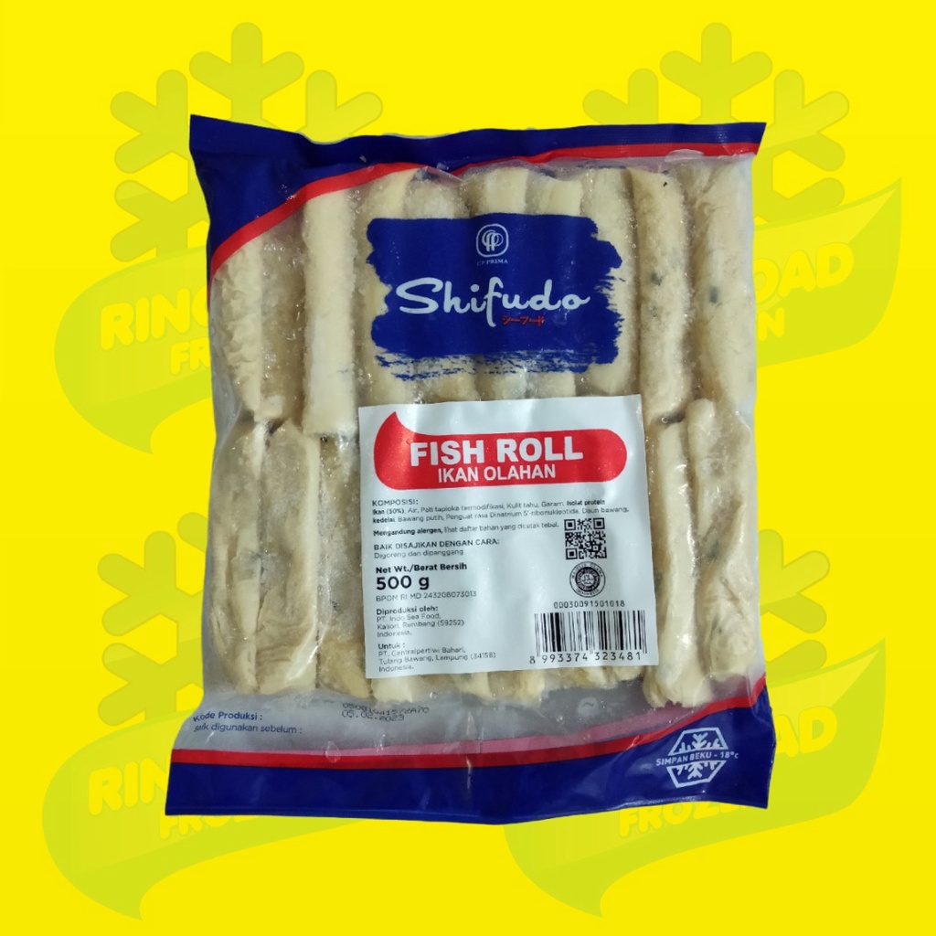 Jual SHIFUDO FISH ROLL 500 GR - ULIR IKAN LAPIS KULIT TAHU | Shopee ...