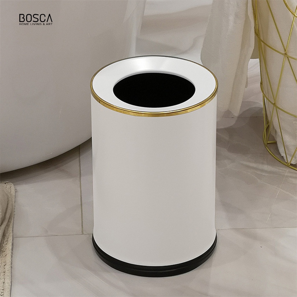 Jual Bosca Living - Luca Trash Can / Tempat Sampah Gold Mewah / Tong ...