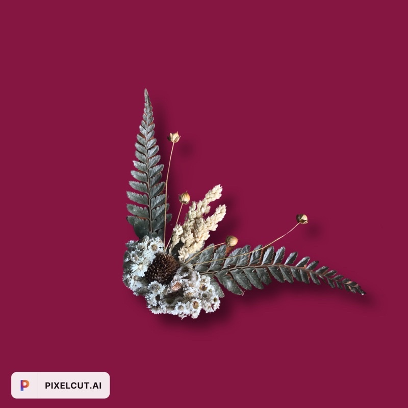 Jual Rangkaian bunga sudut hiasan frame mahar rangkaian bunga kering ...