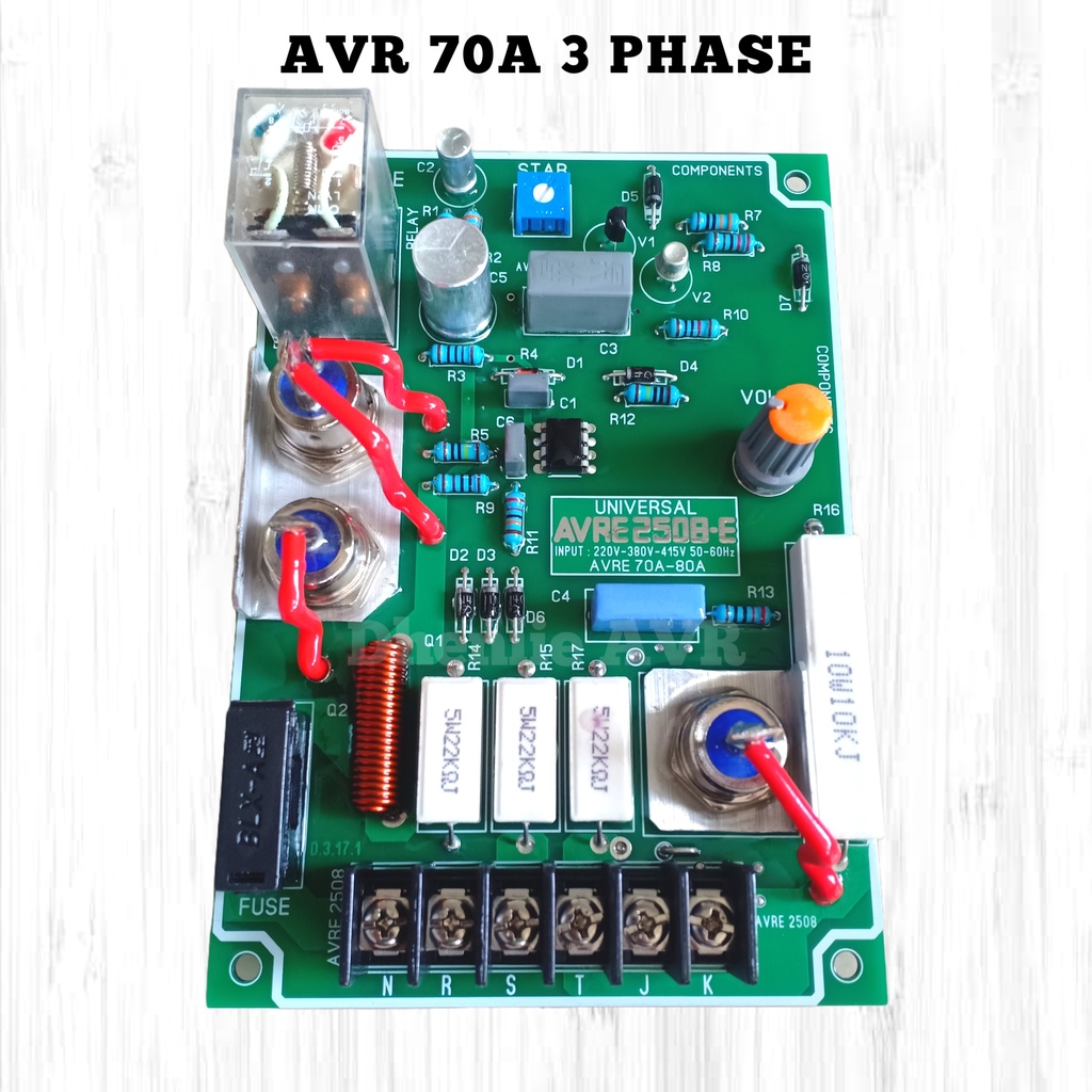 Jual AVR Generator Karbon Brussh 3 Phase AVR Genset AVR LOKAL AVR Sikat ...