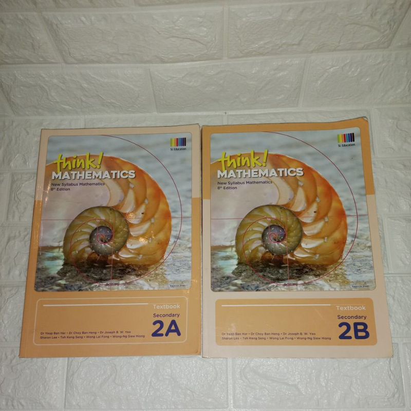 Jual buku think mathematics textbook 2a & textbook 2b | Shopee Indonesia