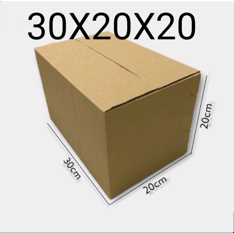 Jual kardus packing 30x20x20 Polos single wall Baru Kemasan karton ...