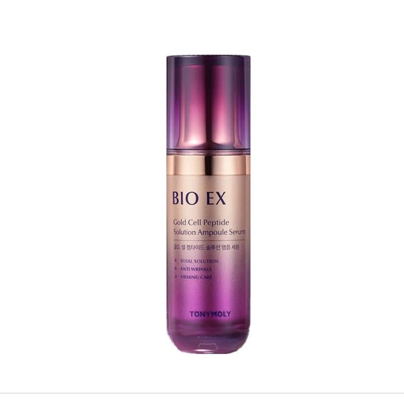 Jual [TONYMOLY] Bio EX Gold Cell Peptide Solution Ampoule Serum - 40ml ...