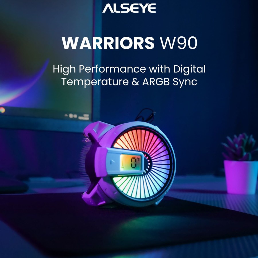 Jual Fan Processor ARGB with Temperature Digital Alseye WARRIORS W90 ...