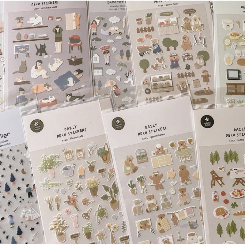 Jual Suatelier - Daily Deco Stickers #3 | Shopee Indonesia