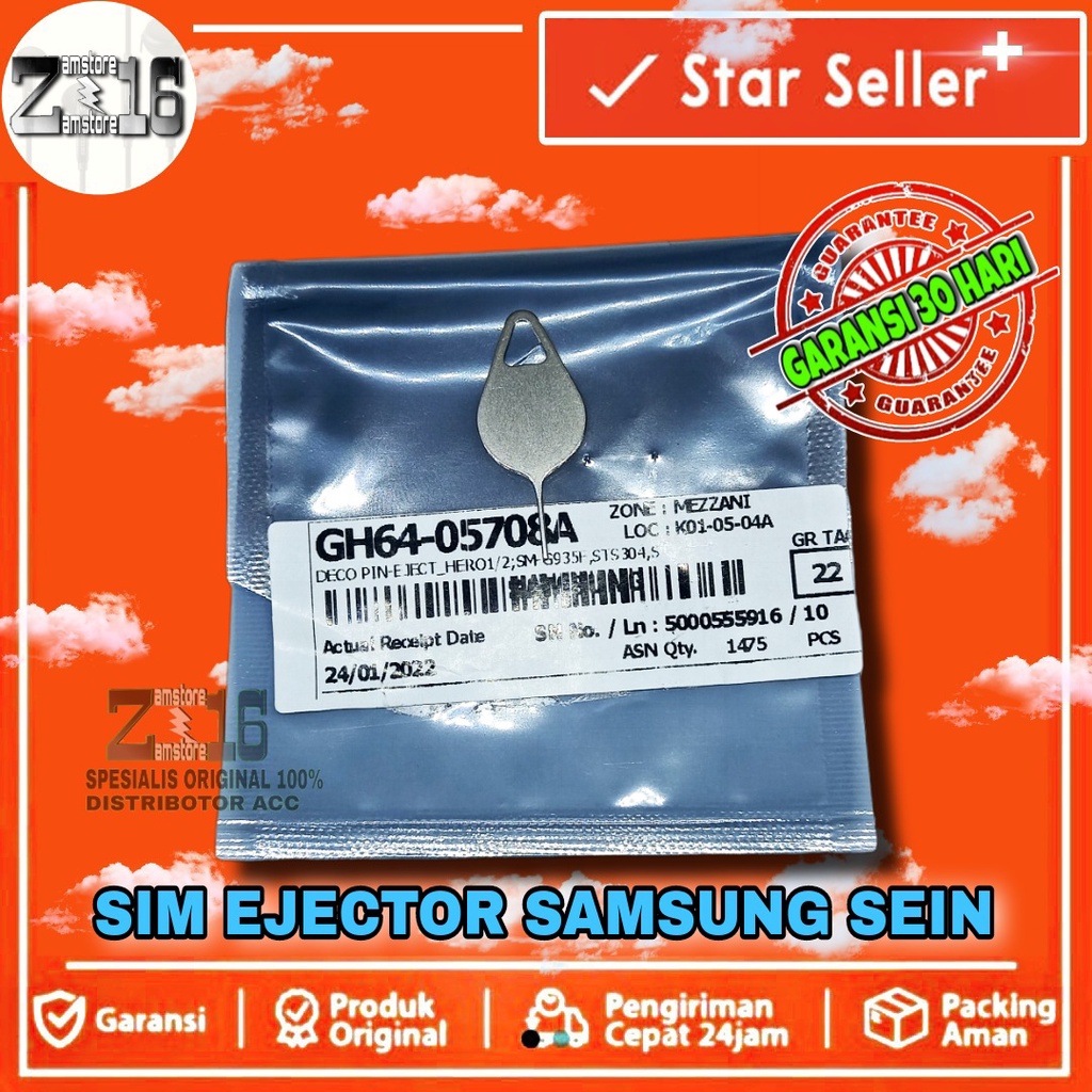 Jual Colokan kartu Sim tray trey ejector RESMI SEIN Samsung Electronic ...