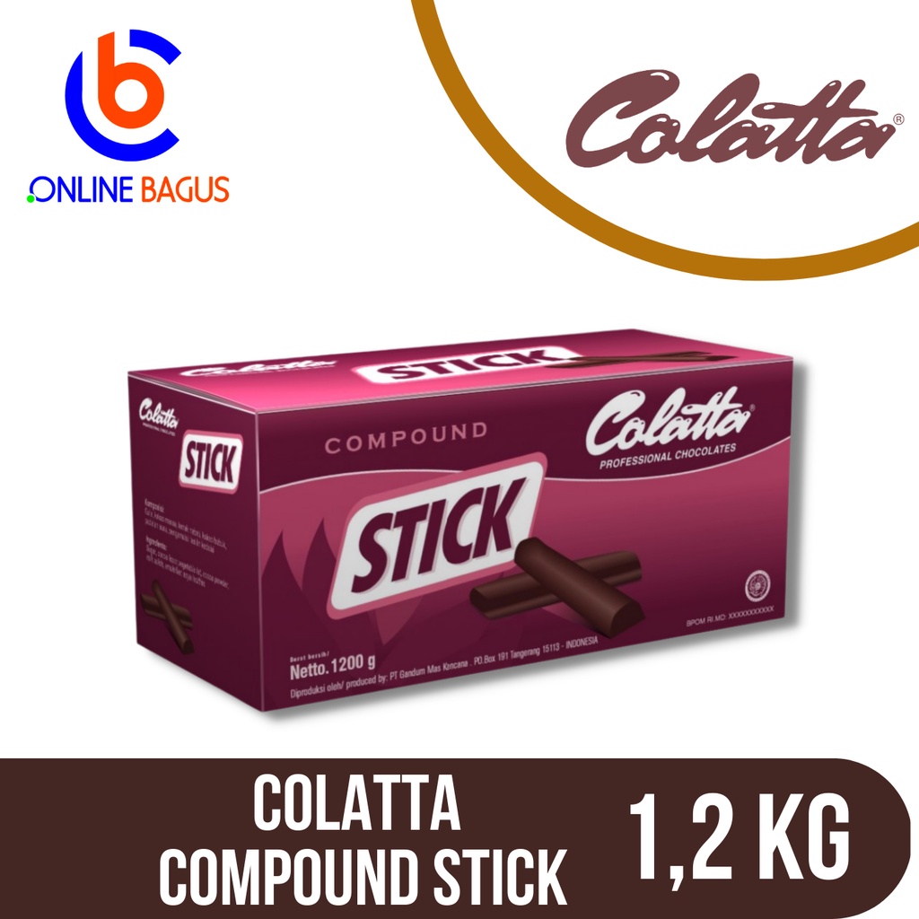 Jual Colatta Compound Stick coklat 1200 gram | Shopee Indonesia